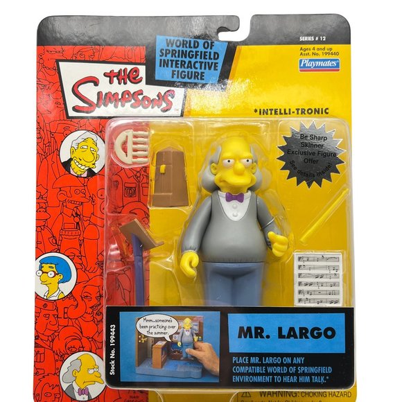 Simpsons | Toys | Simpsons Mr Largo Voice Activated World Of ...